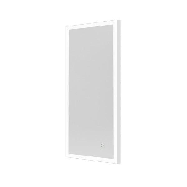 Origins Tate 500mm x 1000mm Light Rectangular Mirror - White