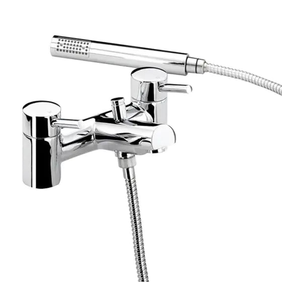 Bristan Prism Pillar Bath Shower Mixer Chrome | PM BSM C
