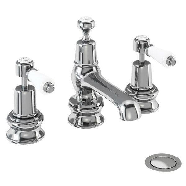 Burlington Kensington Regent 3 Tap Hole Basin Mixer Chrome KER12 ...
