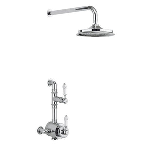 Burlington Stour Thermostatic Exposed Shower Valve With Fixed Head ...