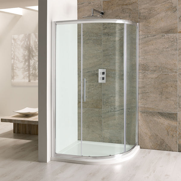 Eastbrook Volente 900mm Single Door Quadrant Shower Enclosure Chrome