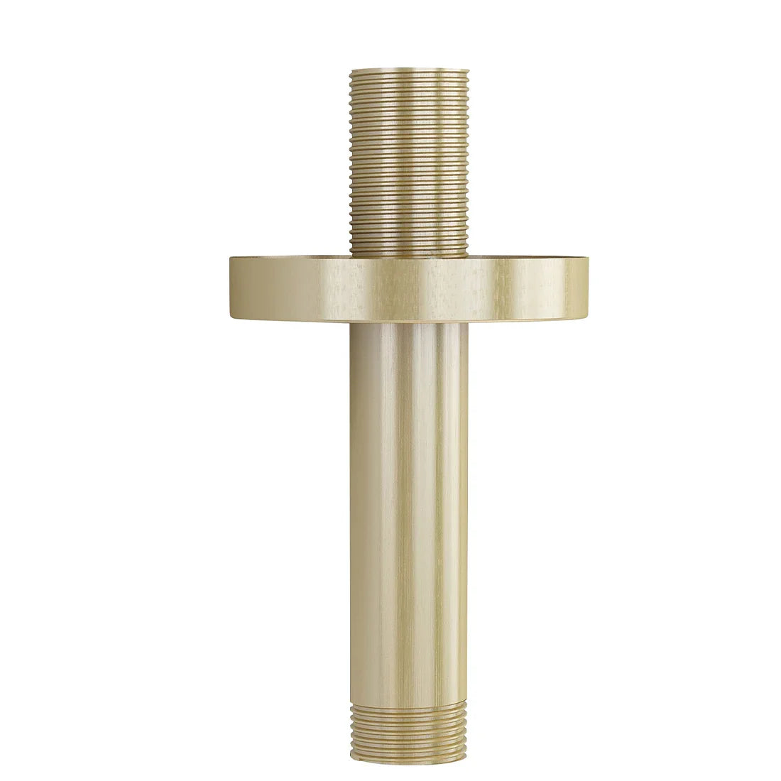 Imex 75mm Brushed Brass Round Ceiling Mounted Shower Arm - KI031BB