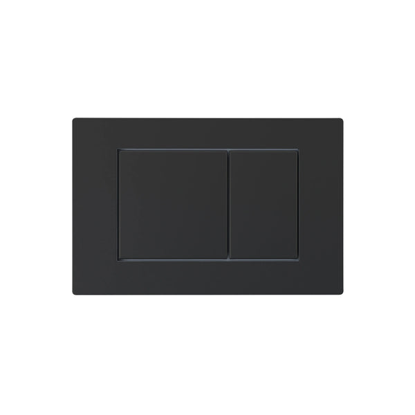 Imex Matt Black Square Stainless Steel Flush Button - SSFB-SQ-MABLA