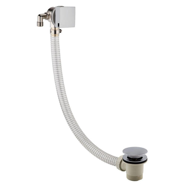 JTP Hix Exofil Click Clack Bath Waste with Overflow Filler | Chrome