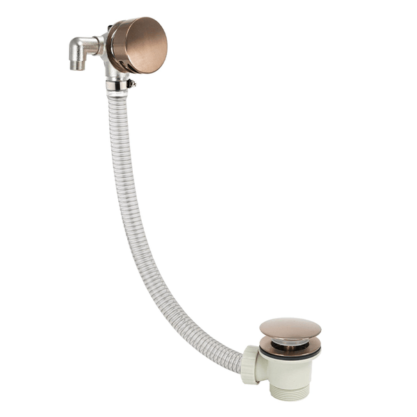 JTP Vos Exofil Bath Filler With Click Clack Waste | Brushed Bronze | 2