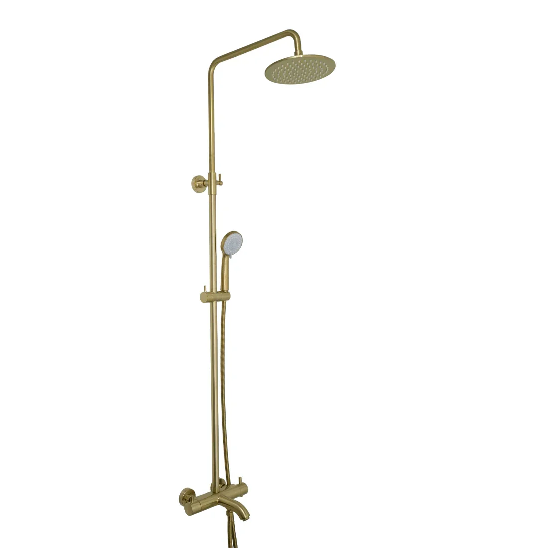 JTP Vos Thermostatic 3 Oulet Bar Valve, Adjustable Riser & Multifuncti