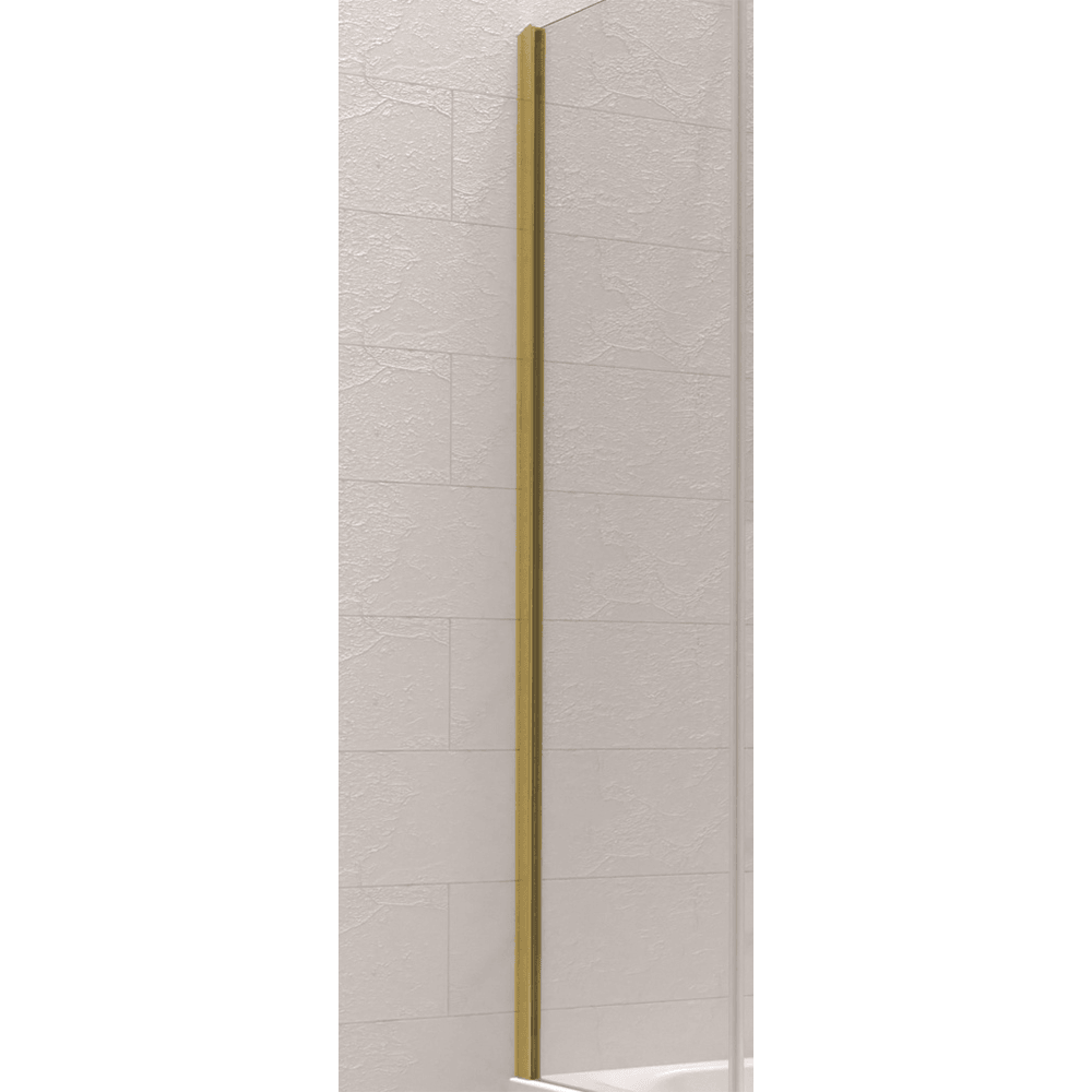 Kudos Ultimate Bathscreen Wall Post Kit - Brushed Brass - 10BSWPKBRG