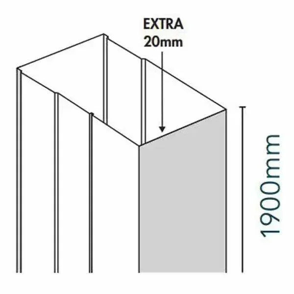 Merlyn Ionic Essence Extension Profile - DWH14B0