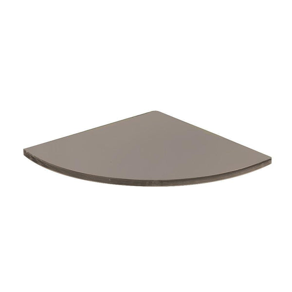 Origins Pier Corner Glass Shelf - Bronze