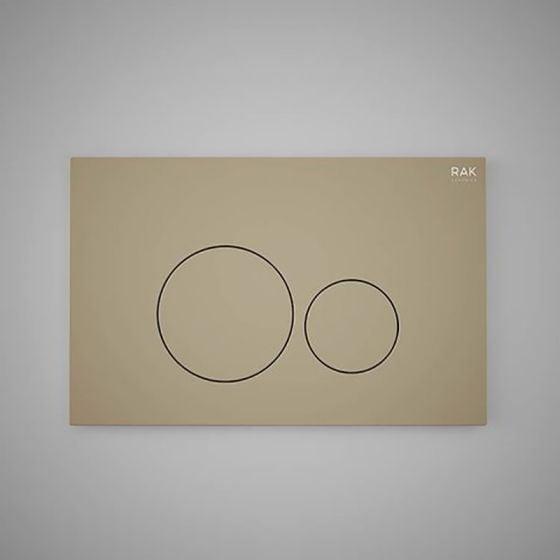 RAK Ceramics Ecofix Dual Flush Plate with Round Push Plates Matt Cappu