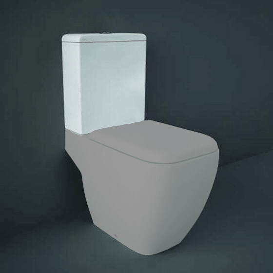 RAK Ceramics Metropolitan Close Coupled Dual Flush Cistern - White - M