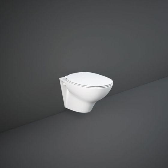 RAK Ceramics Morning Rimless Wall Hung Pan - Alpine White - MORWC1445A