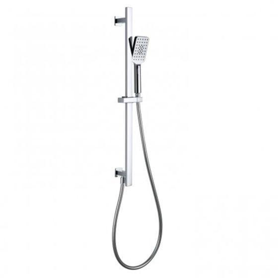 RAK Ceramics Square Slider Rail Shower Kit With Integral Wall Outlet