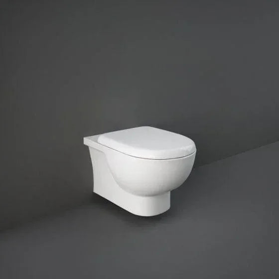 RAK Ceramics Tonique Rimless Wall Hung WC Pan - Alpine White - TQ13AWH