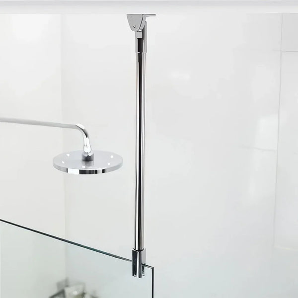 Roman Haven Select Round Low Level Ceiling Brace Kit - Polished Chrome