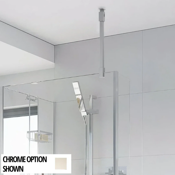 Roman Haven Select Square Low Level Ceiling Brace Kit - Brushed Nickel