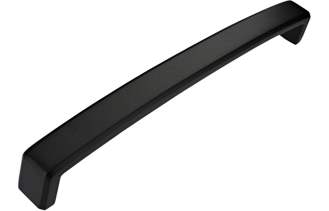 Ruby 170mm Chunky D-Shape Handle - Matt Black - RUBY106214
