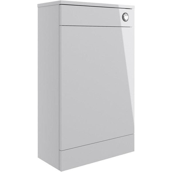 Ruby Bentley 500mm Floor Standing WC Unit - Grey Gloss - RUBY103309