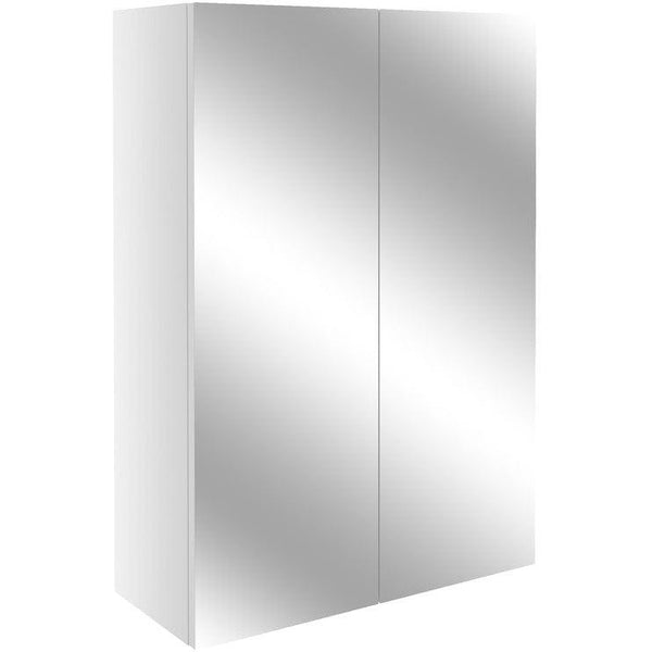 Ruby Cleo 500mm Mirrored Wall Unit - White Gloss - RUBY2662