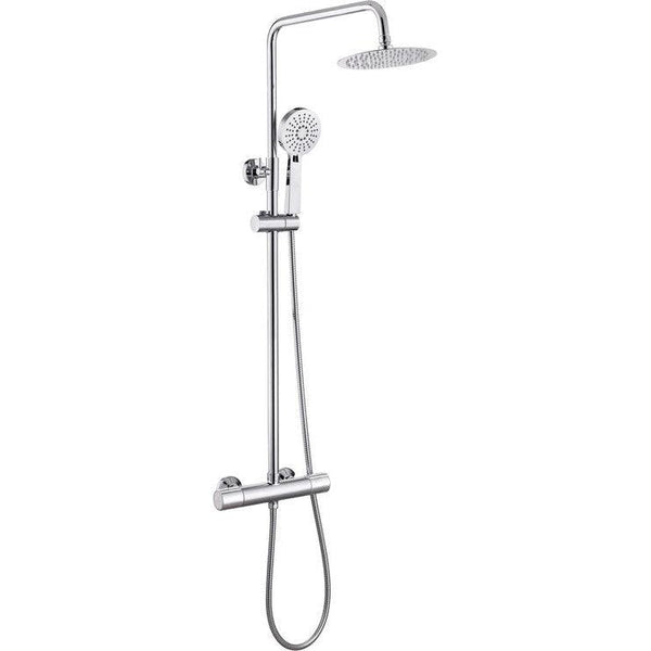 Ruby Ember Cool-Touch Thermostatic Mixer Shower w/Riser & Overhead Kit