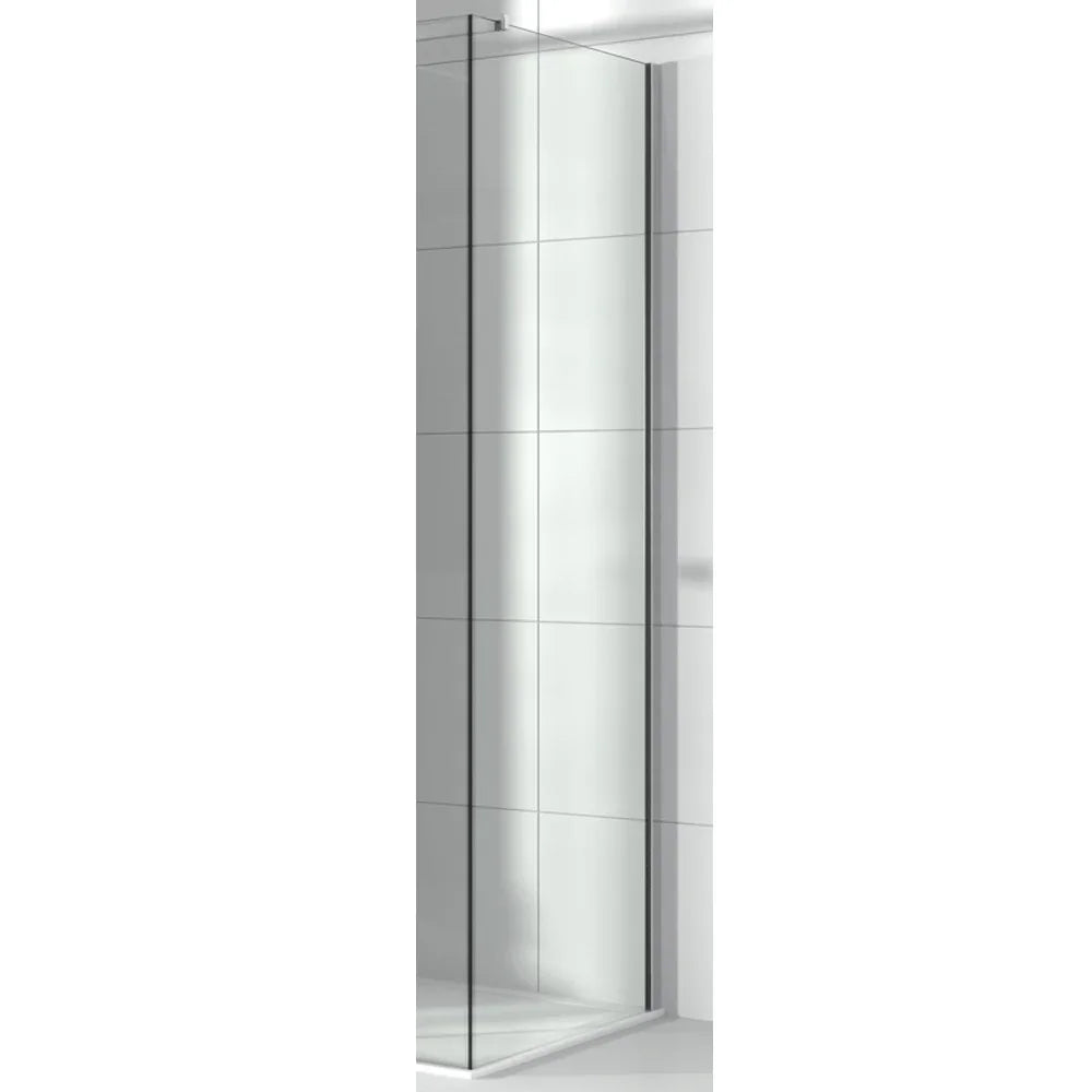 Sommer Evolve 900mm Sliding Door Side Panel - 8mm Glass - Chrome - 9EV