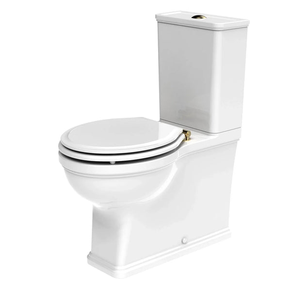 Tavistock Marston Close Coupled Closed Back Pan Semi Comfort | White