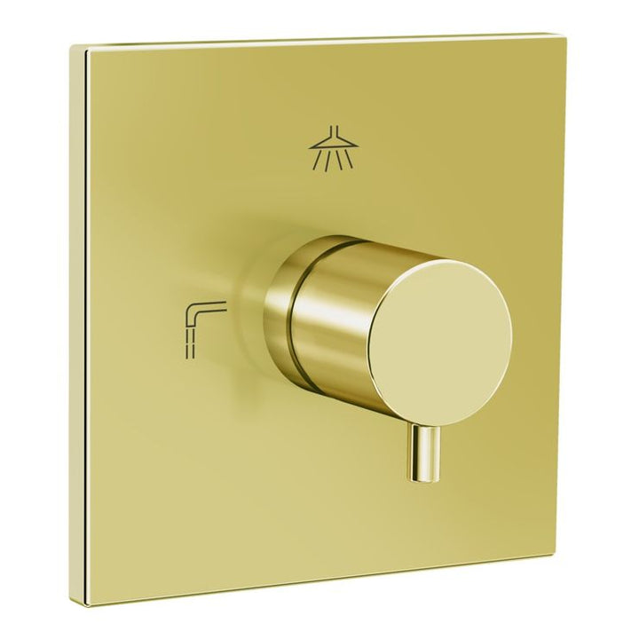 VitrA Root Square 3-Way Diverter | Soft Gold | A4338874EXP