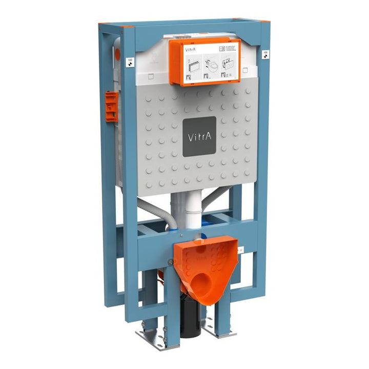 VitrA V-Fix Prime WH WC Frame & 8cm 3/6L Cistern (B2B Fix & Electric C