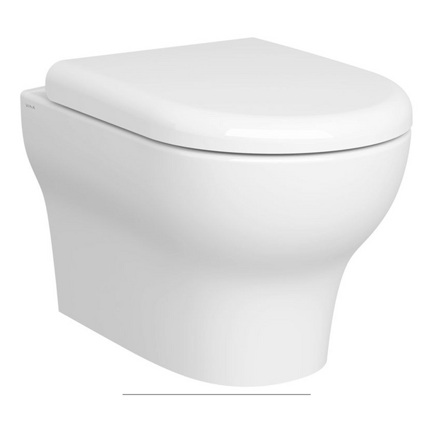 VitrA Zentrum SmoothFlush Wall Hung Pan Only (Hidden Fix) | White | 77